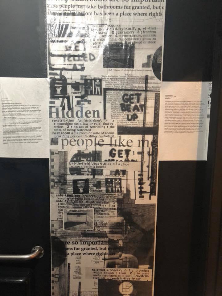 Winnings bathroom art project | janitorqueer